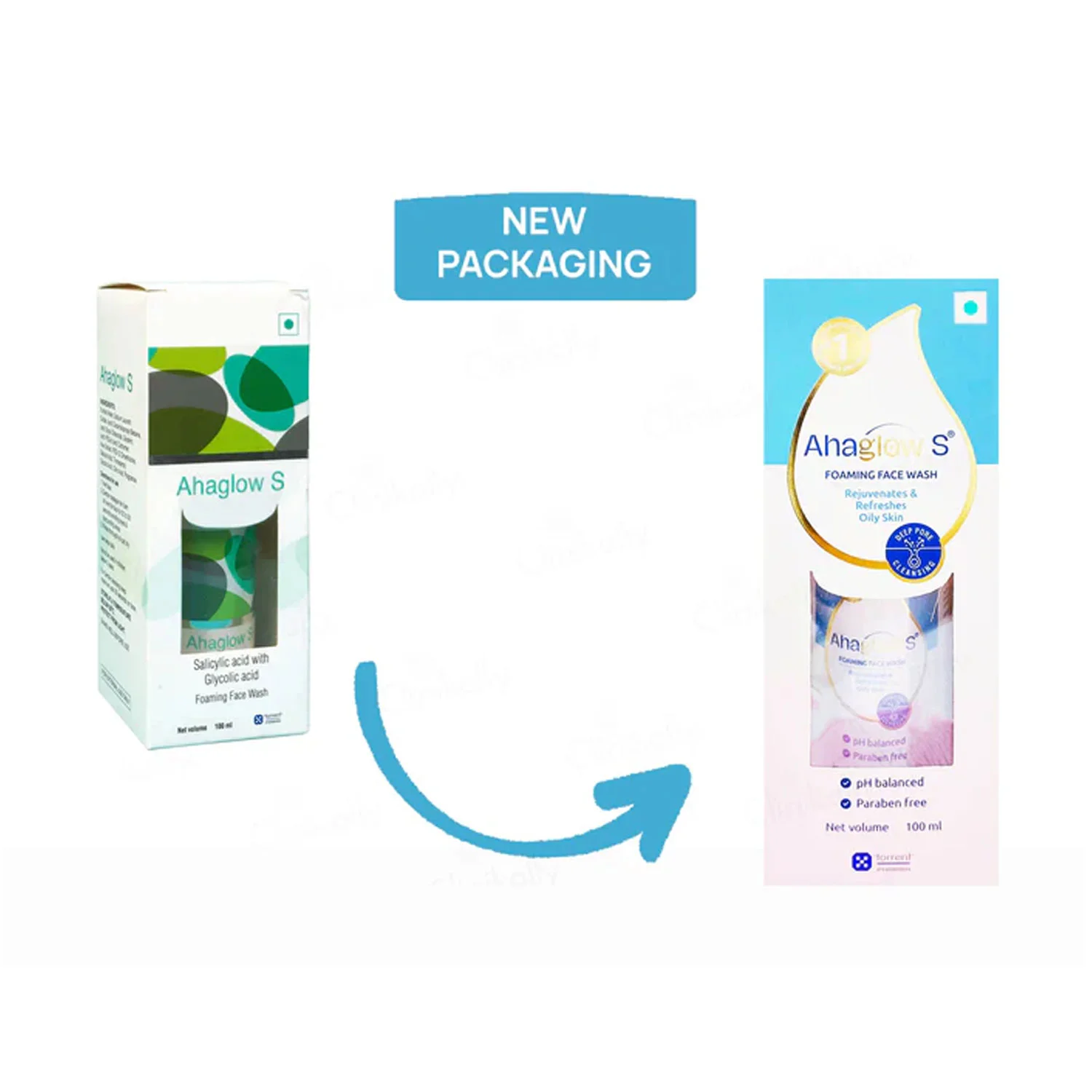 Ahaglow S Foaming Face Wash 100ml Cureka